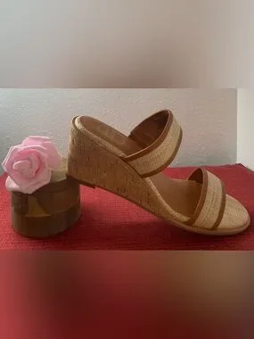 Andre Assous | Shoes | New Andre Assous Two Toned Woven Double Band ...